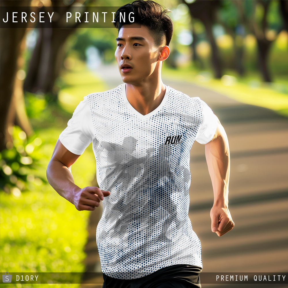 Jual Kaos Jersey Pelari Unisex 191 Baju Running Event Pria Wanita Dry ...