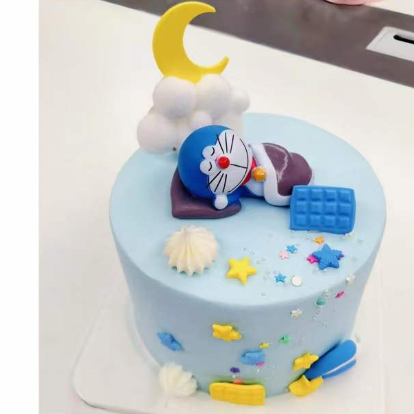 Jual FIGURE DORAEMON / cake topper ulang tahun akrilik / tusukan kue ...