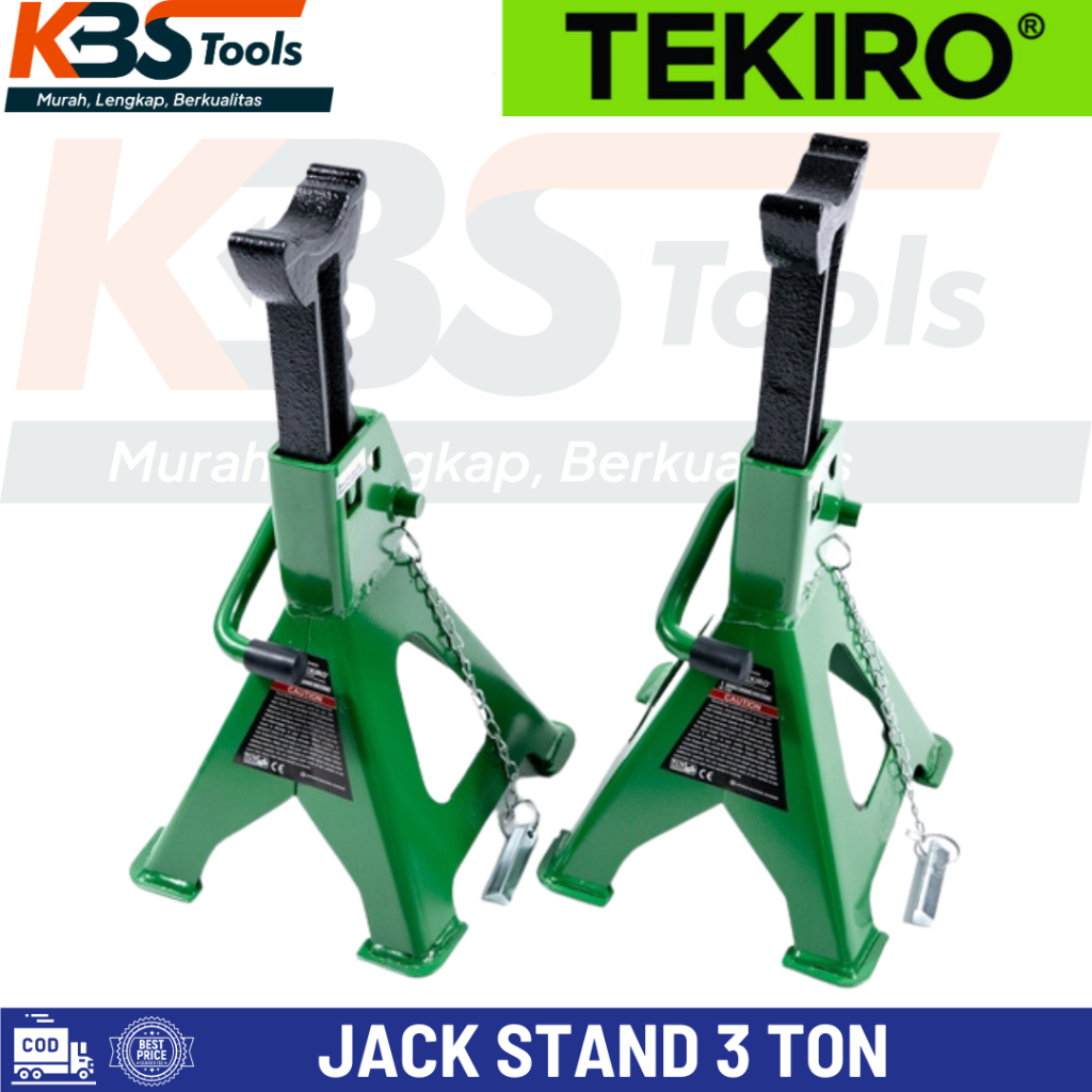 Jual TEKIRO Jack Stand 3 Ton set isi 2 / Tahanan Dongkrak Ganjalan ...