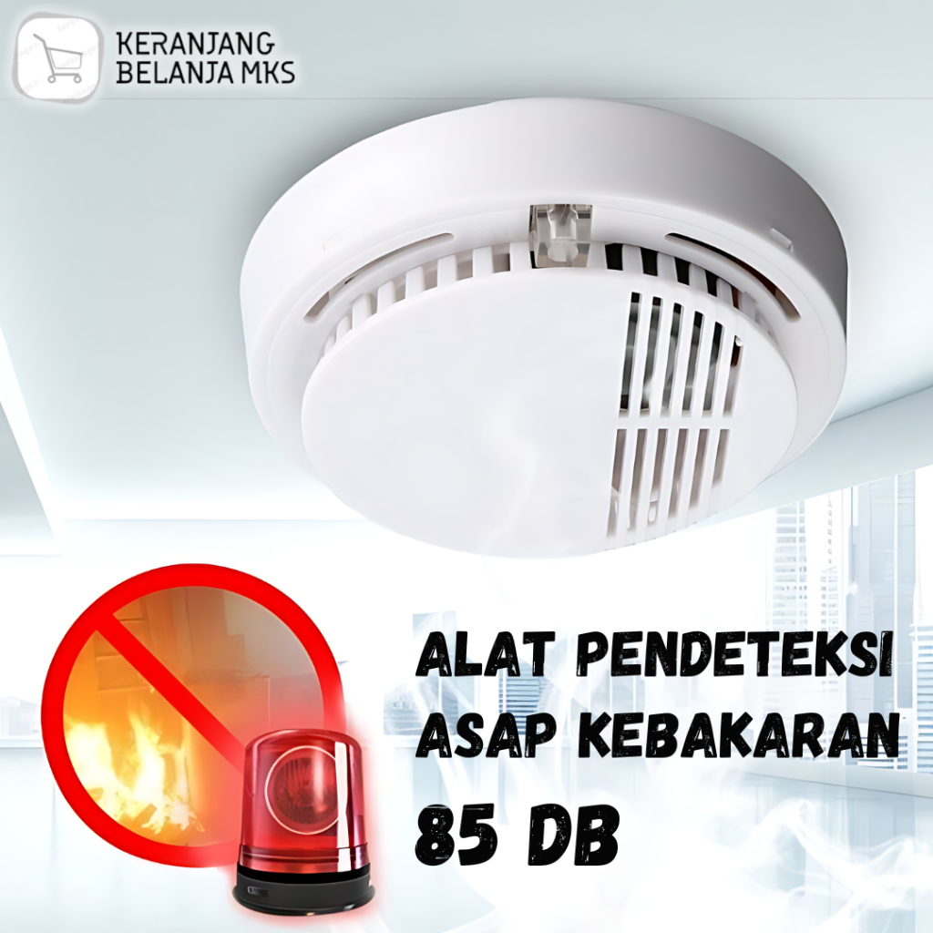 Jual Detektor Asap Smoke Detector Alat Pendeteksi Kebakaran Sensor ...