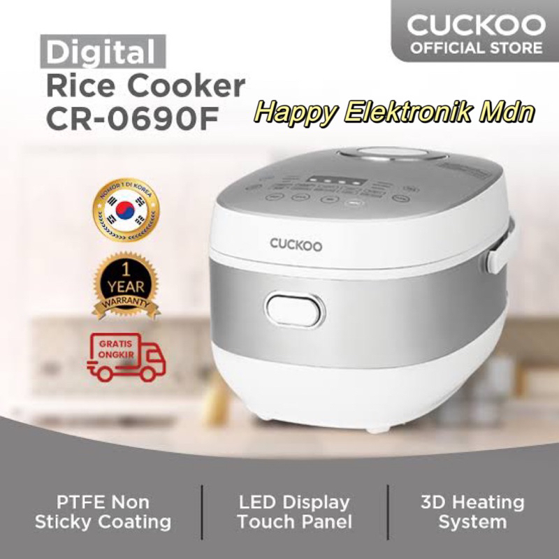Jual CUCKOO Rice Cooker Cuckoo CR 0690F Cuckoo Penanak Nasi Digital 1 L ...