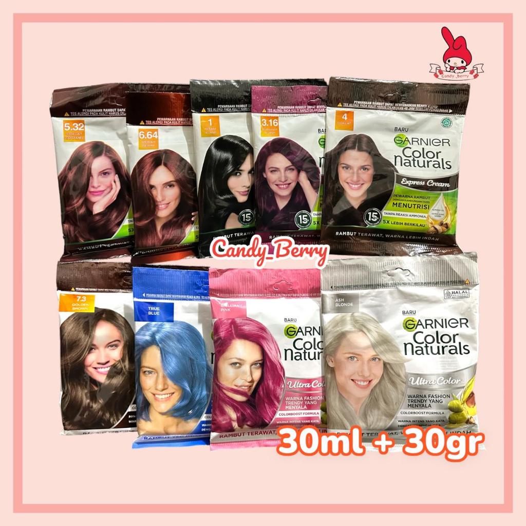 Jual Garnier Cat Rambut Sachet Pewarna 20ML + 20GR | Shopee Indonesia