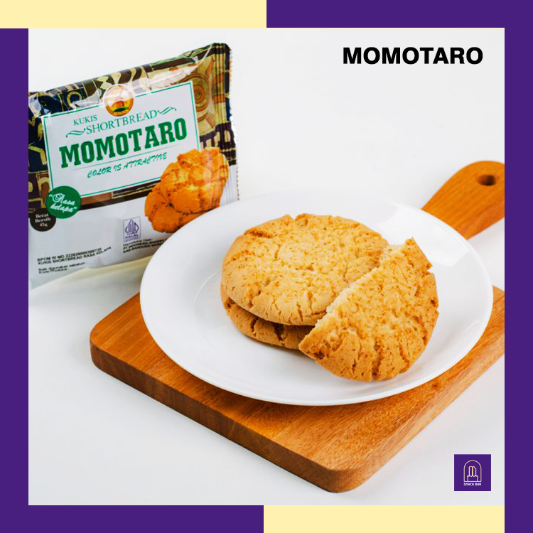 Jual [BUNDLE 5 PCS] Momotaro Cookies 45gr - Roti Kukis Momotaro Aoka ...