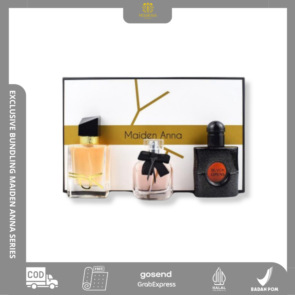 Jual Exclusive Bundling Maiden Anna Series Parfume 3 in 1 Parfum Wanita ...