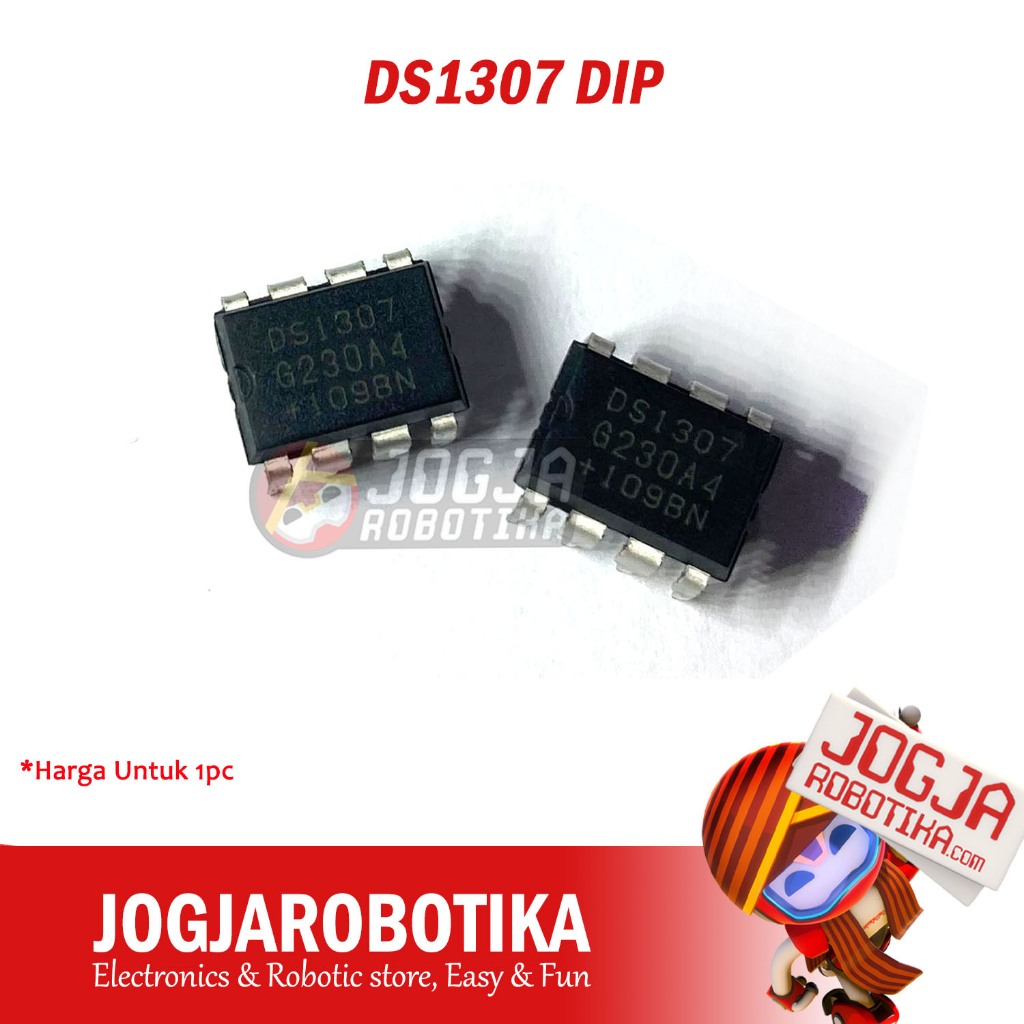 Jual IC DS1307 DS 1307 DIP-8 SERIAL I2C RTC REAL TIME CLOCK IC | Shopee Indonesia