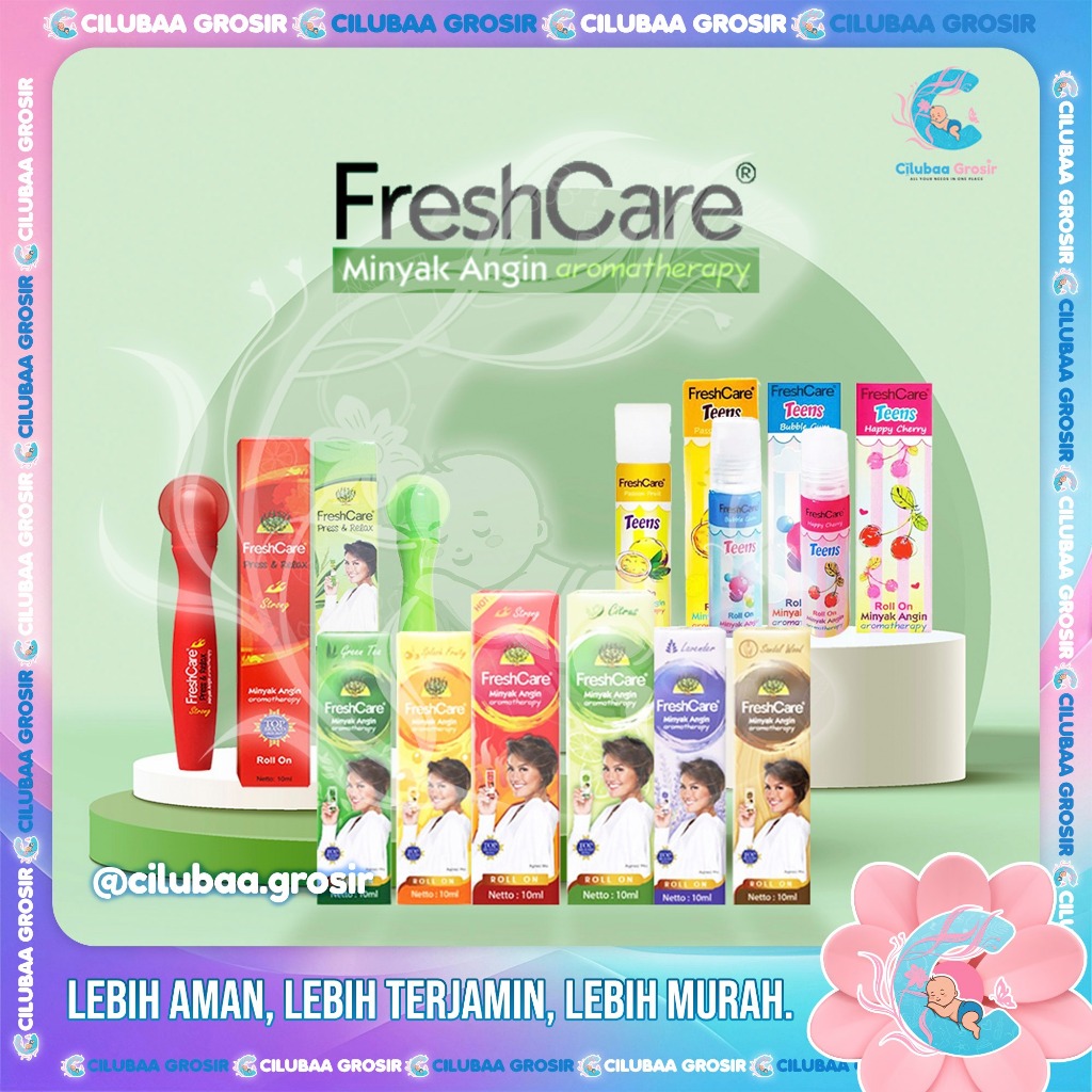 Jual FRESHCARE Minyak Angin Aromatheraphy Roll On 10ML || Fresh Care ...