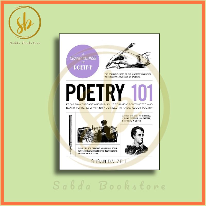 Jual Hard Cover - Poetry 101: A Crash Course In Poetry by Susan Dalzell ...