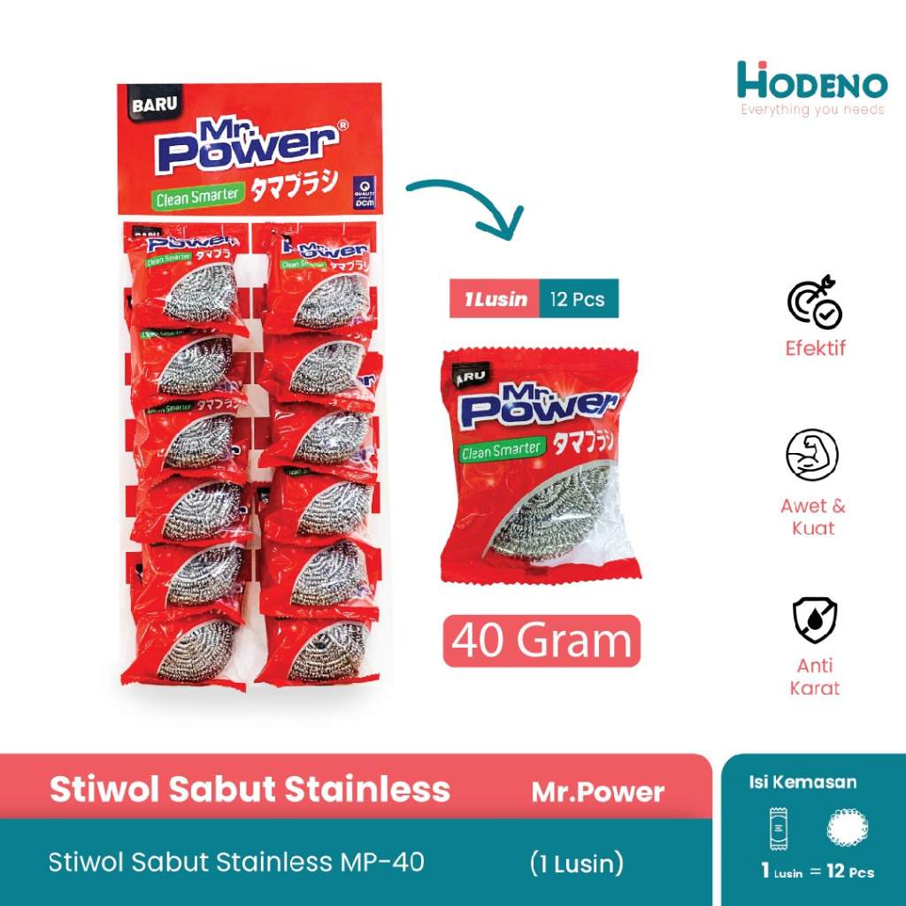 Jual Mr.Power - Sabut Kawat Cuci Piring 1 Lusin (12 Pcs) | Grenjeng ...