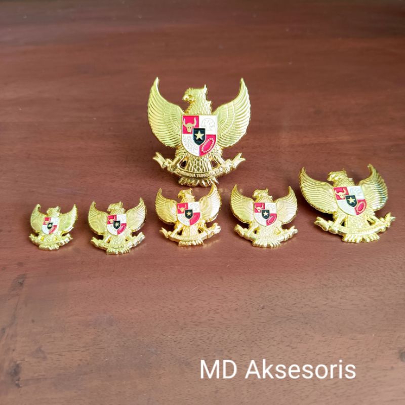 Jual Pin Garuda 3D Bahan Kuningan Cor | Shopee Indonesia