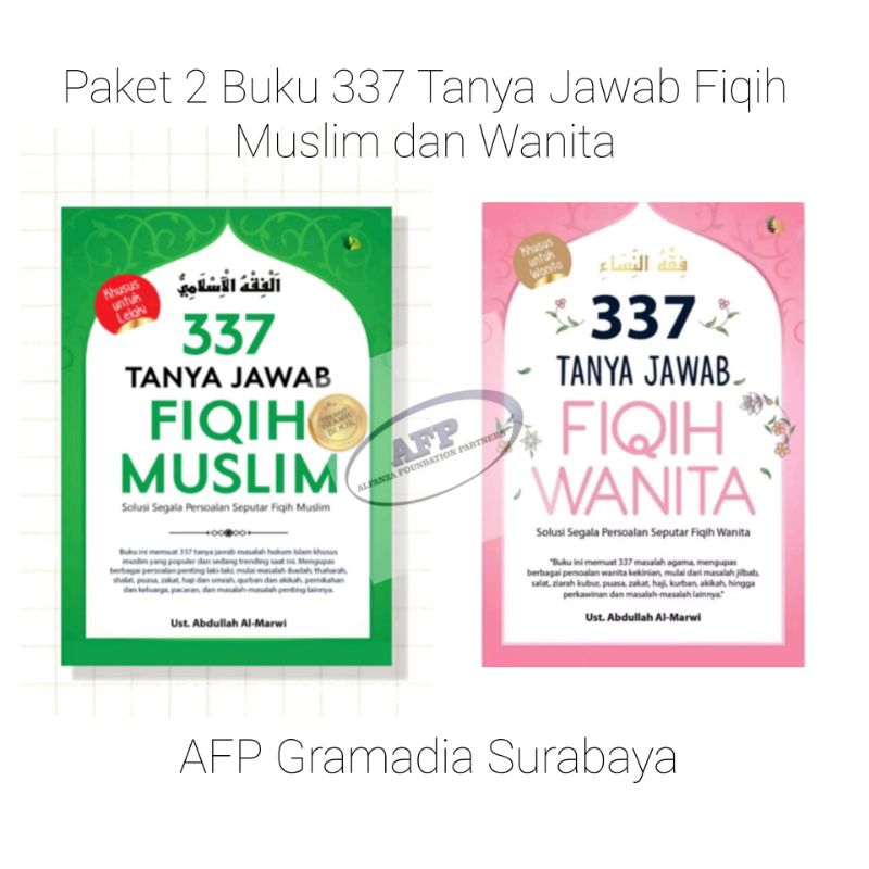 Jual Paket 2 Buku 337 Tanya Jawab FIQIH MUSLIM + 337 Tanya Jawab FIQIH WANITA | Shopee Indonesia