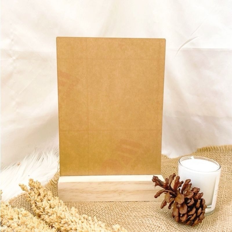 Jual Stand Kayu | Dudukan Akrilik | Tatakan Kayu Akrilik Ukuran 15x3 ...