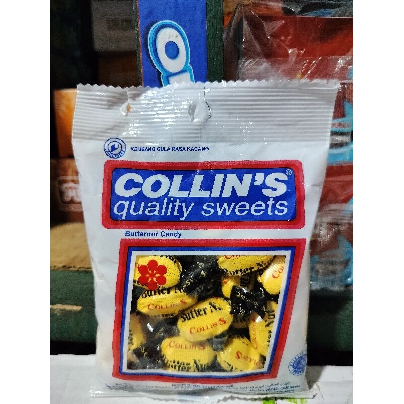 Jual Permen Collins Butter Nut Candy Kembang Gula Rasa Kacang | Shopee ...