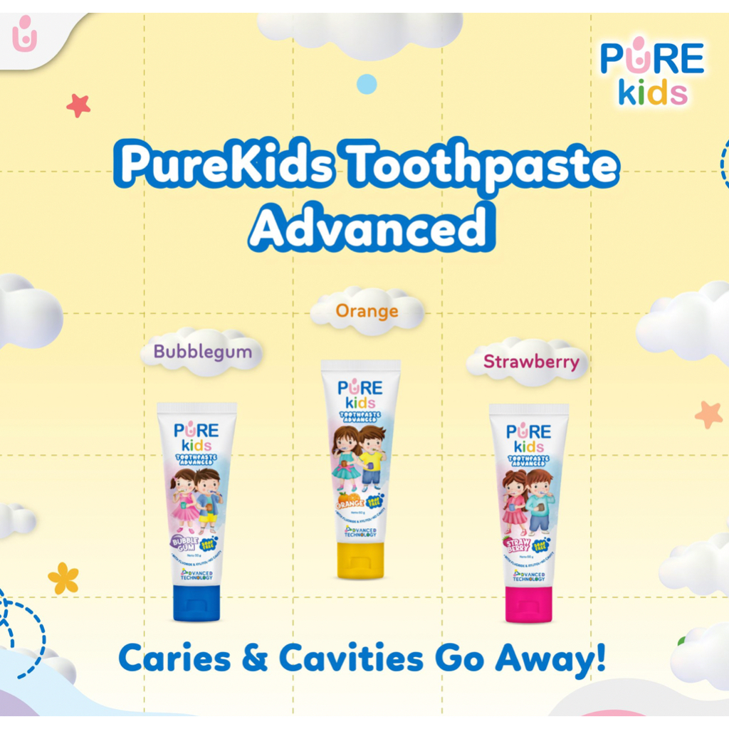Jual PURE KIDS Toothpaste Advanced Xylitol Flouride Pasta Gigi Anak ...