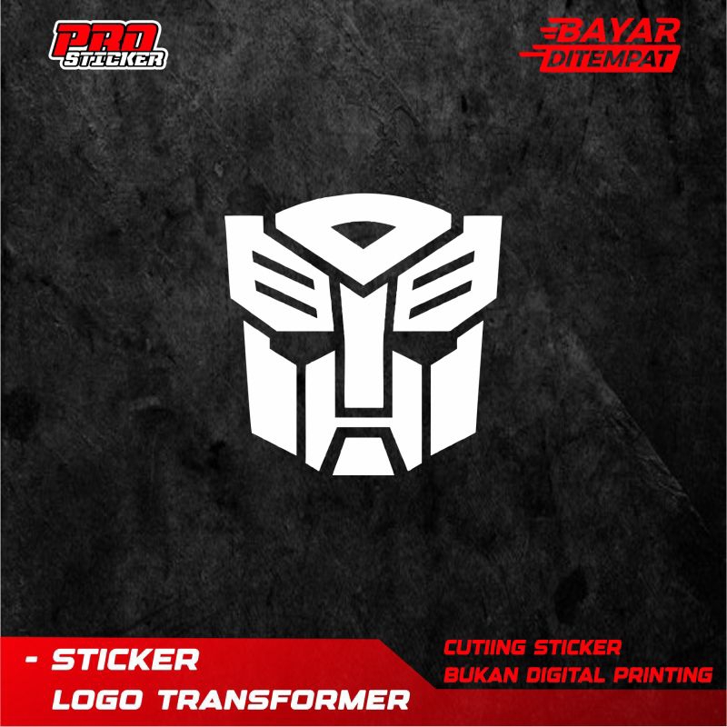 Jual stiker Transformers cutting sticker logo viral transformers ...