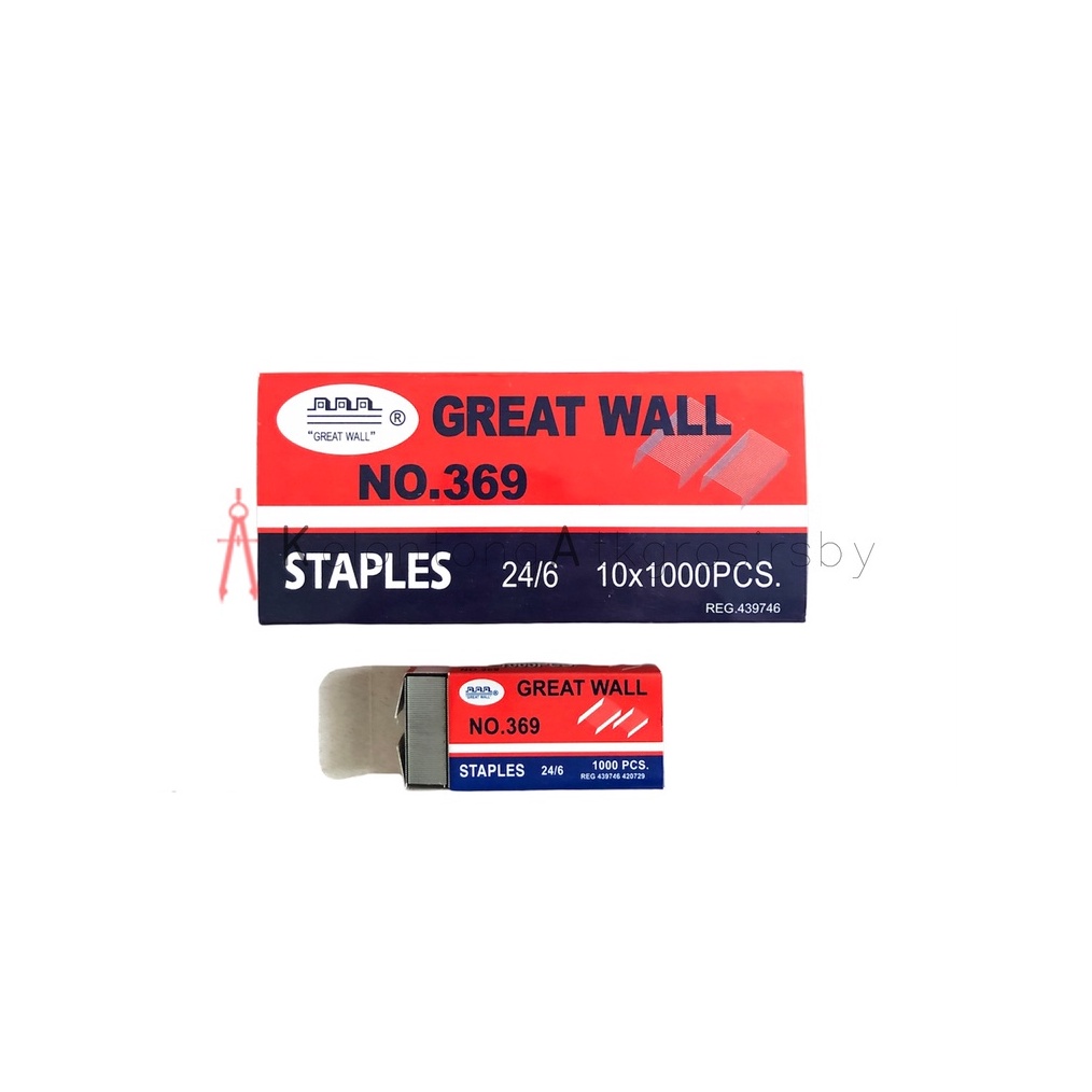 Jual Isi Staples Kecil Great Wall Greatwall 246 no 369 d D6R5 | Shopee Indonesia