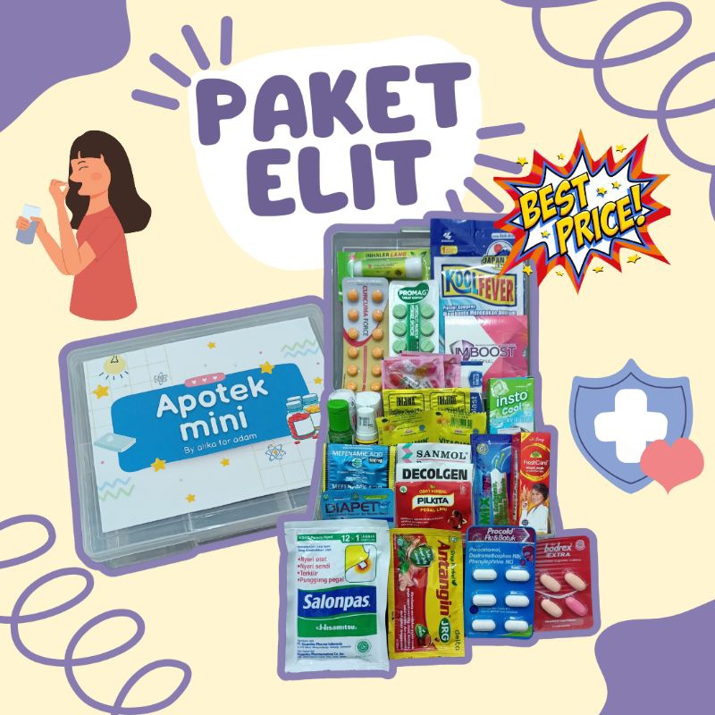 Jual Apotek mini / Haid care / Jompo kit / Gift box | Shopee Indonesia