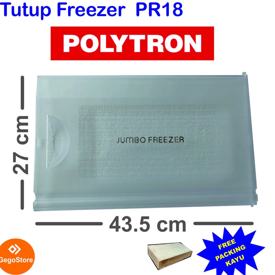 Jual Pintu tutup freezer kulkas POLYTRON 1 pintu frizer frezer freeser ...