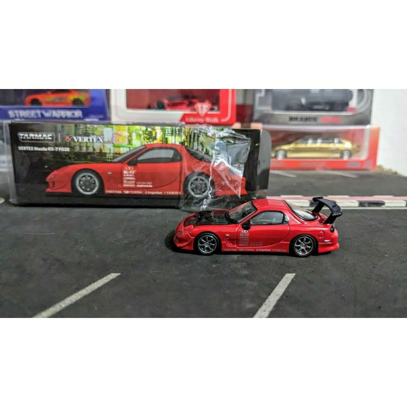 Jual Diecast Tarmac Vertex Mazda Rx7 Rx 7 FD3S Red | Shopee Indonesia