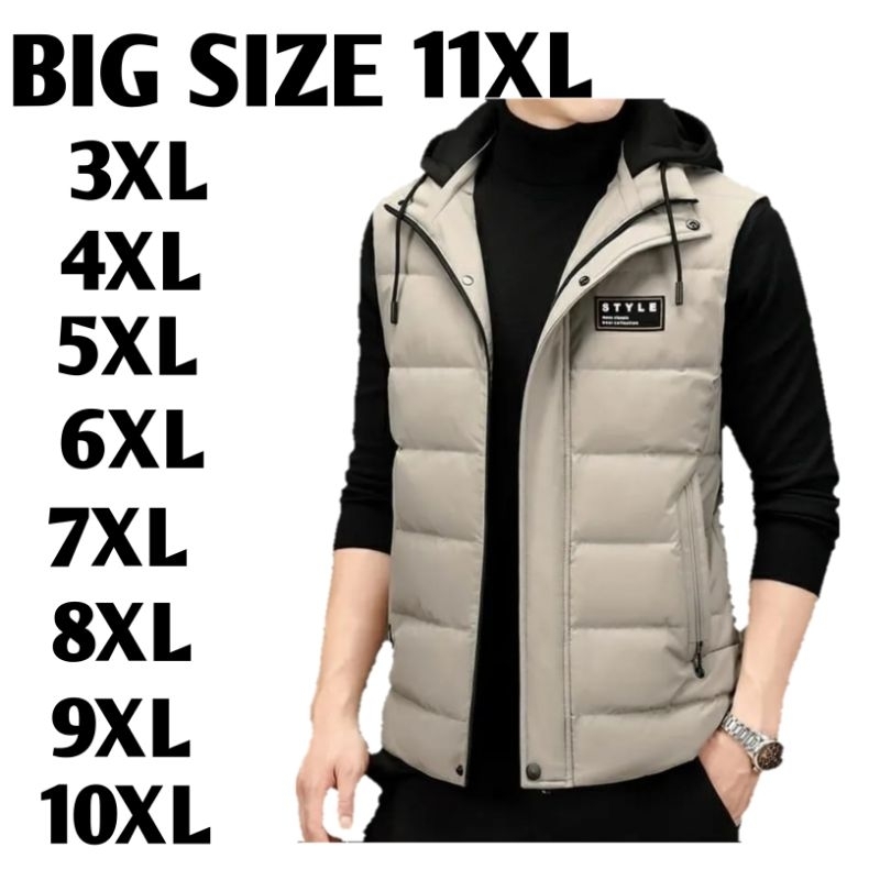Jual rompi big size jaket vest size besar rompi motor pria wanita anti ...