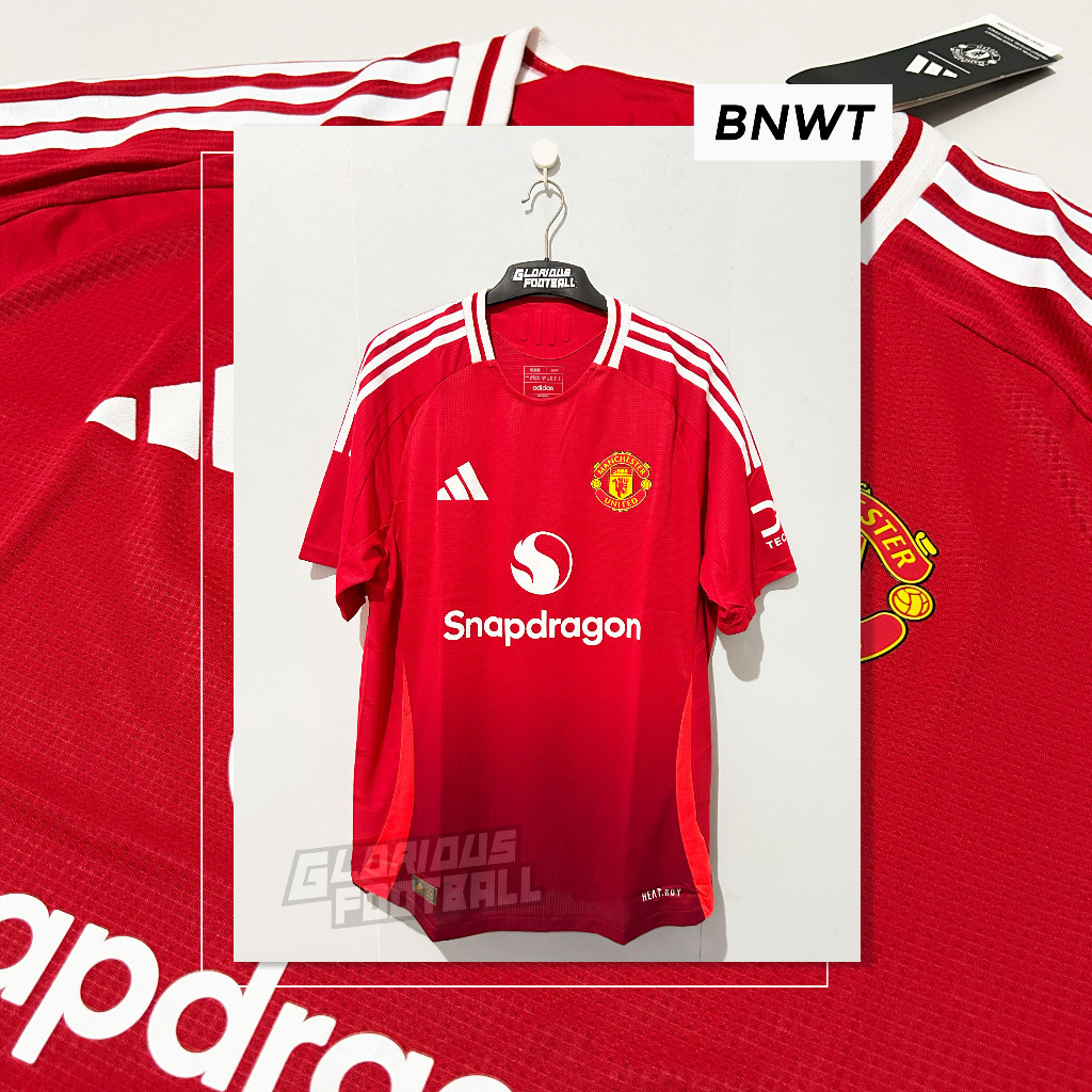 Jual Jersey Original Manchester United Home 2024/2025 Player Issue BNWT ...