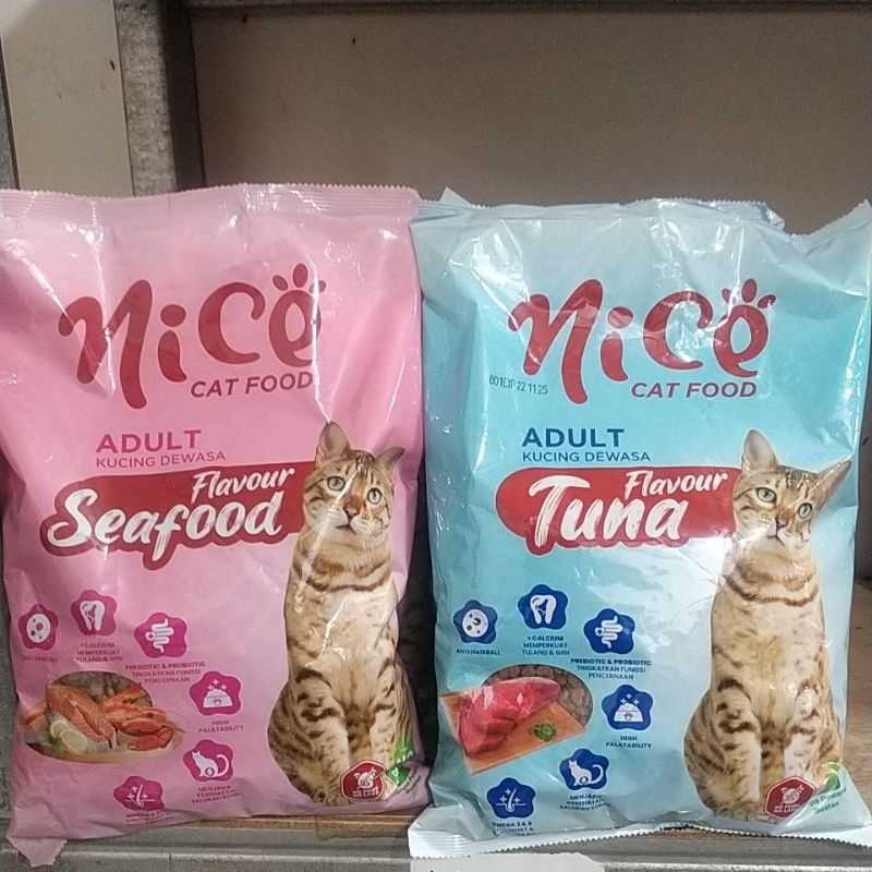 Jual MAKANAN KUCING NICE CAT FOOD 1KG | Shopee Indonesia