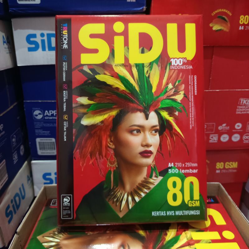 Jual KERTAS A4 80 GRAM SIDU | Shopee Indonesia