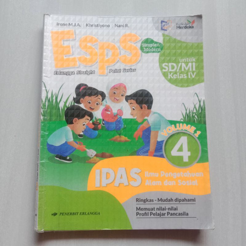 Jual ESPS IPAS VOLUME 1 UNTUK SD/MI KURIKULUM MERDEKA | Shopee Indonesia