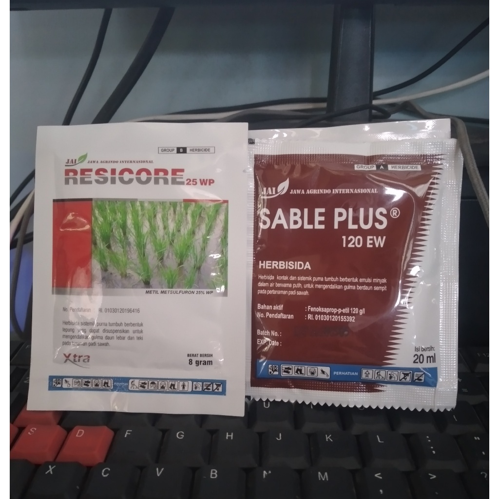 Jual Paket Herbisida Selektif Padi RESICORE 25WP + SABLE PLUS 120EW ...
