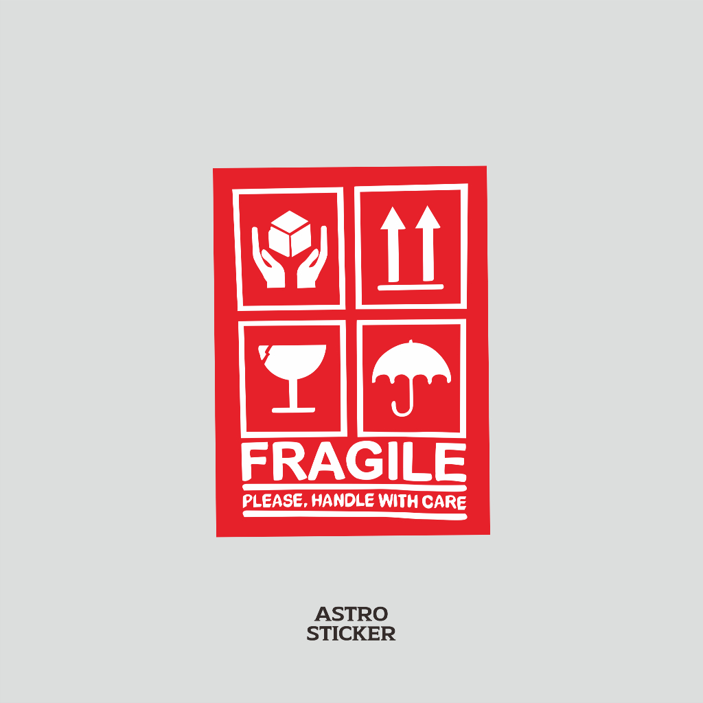 Jual Stiker Aesthetic fragile STIKER BAND | STIKER TUMBLER HP | STIKER ...