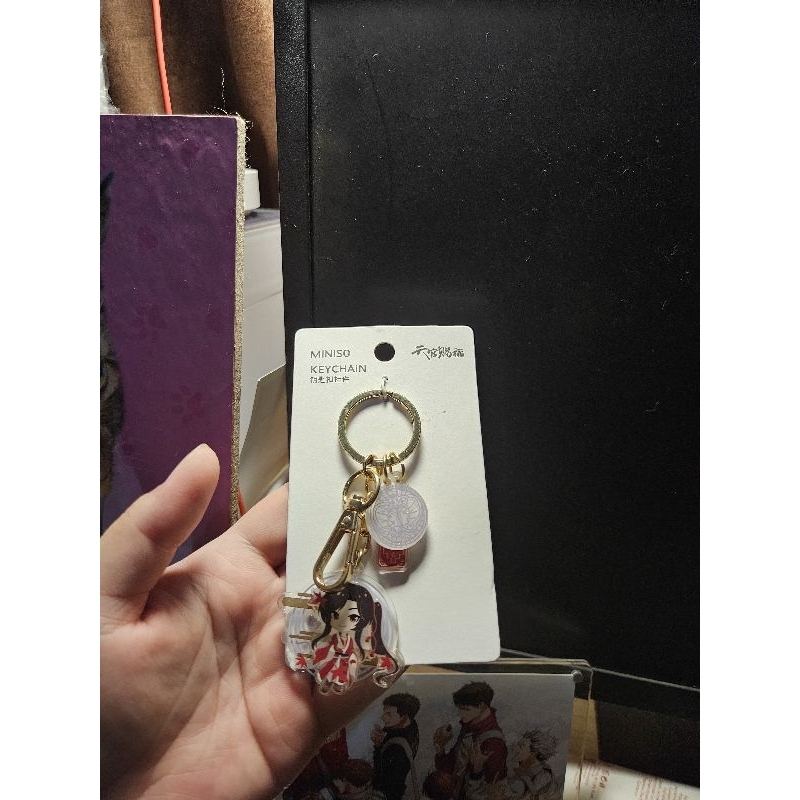 Jual pre-loved TGCF x Miniso Official Merch Key Chain Xie Lian, Hua ...