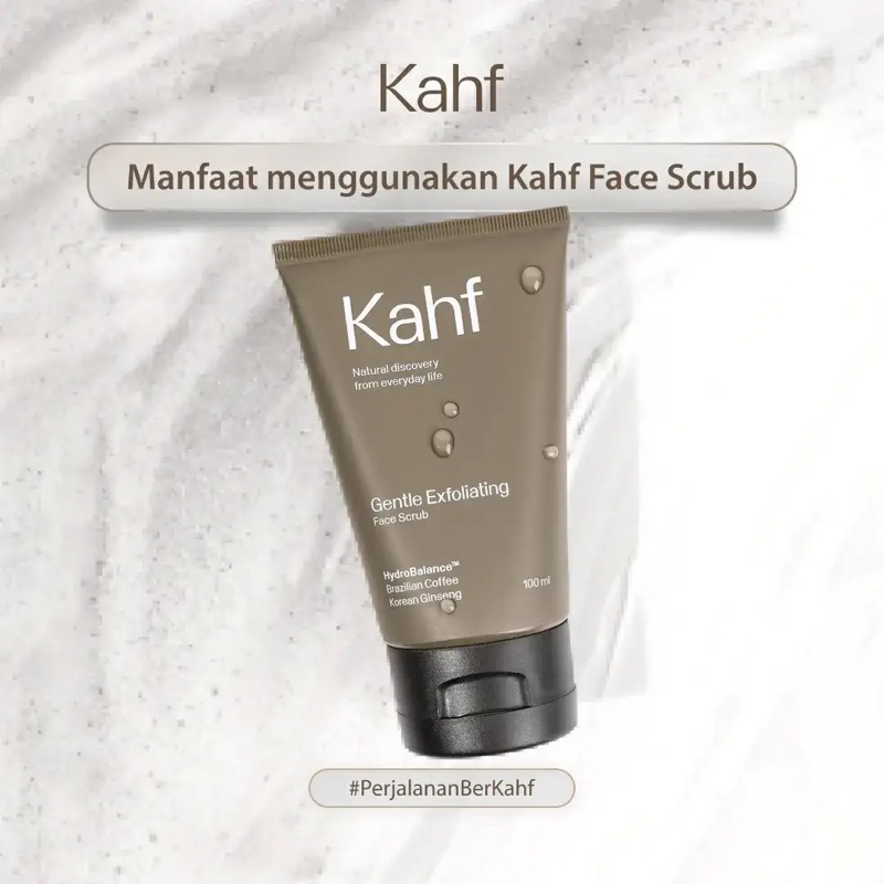 Jual Kahf Gentle Exfoliating Face Scrub 100 ml ( sabun muka pria untuk menghilangkan noda hitam ...