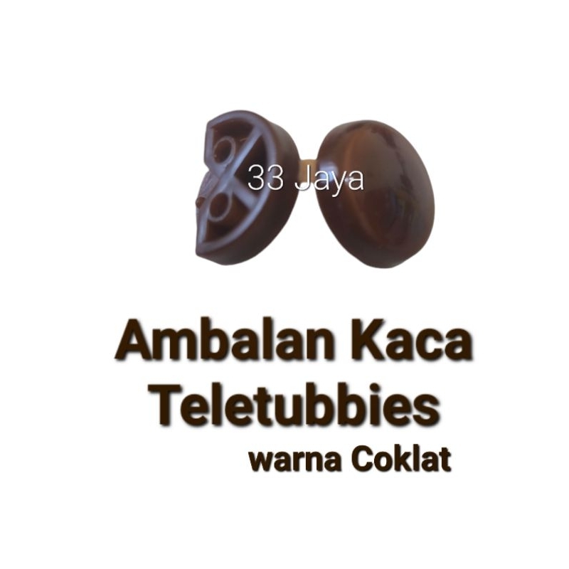 Jual Ambalan Jepit Kaca Teletubis COKLAT per pc | Shopee Indonesia