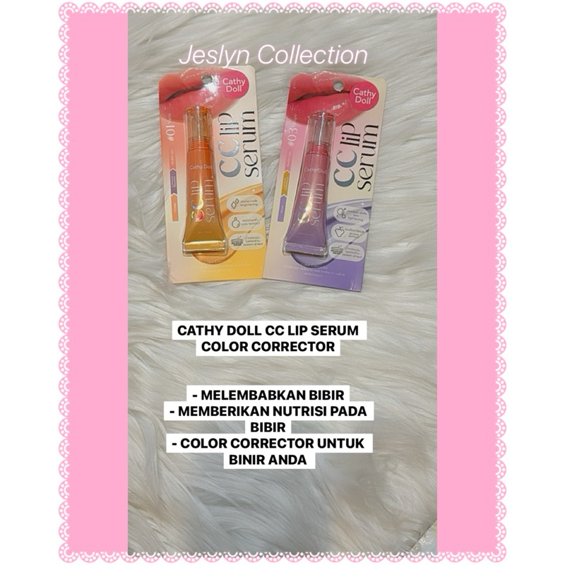 Jual CATHY DOLL CC LIP SERUM COLOR CORRECTOR 10G | Shopee Indonesia
