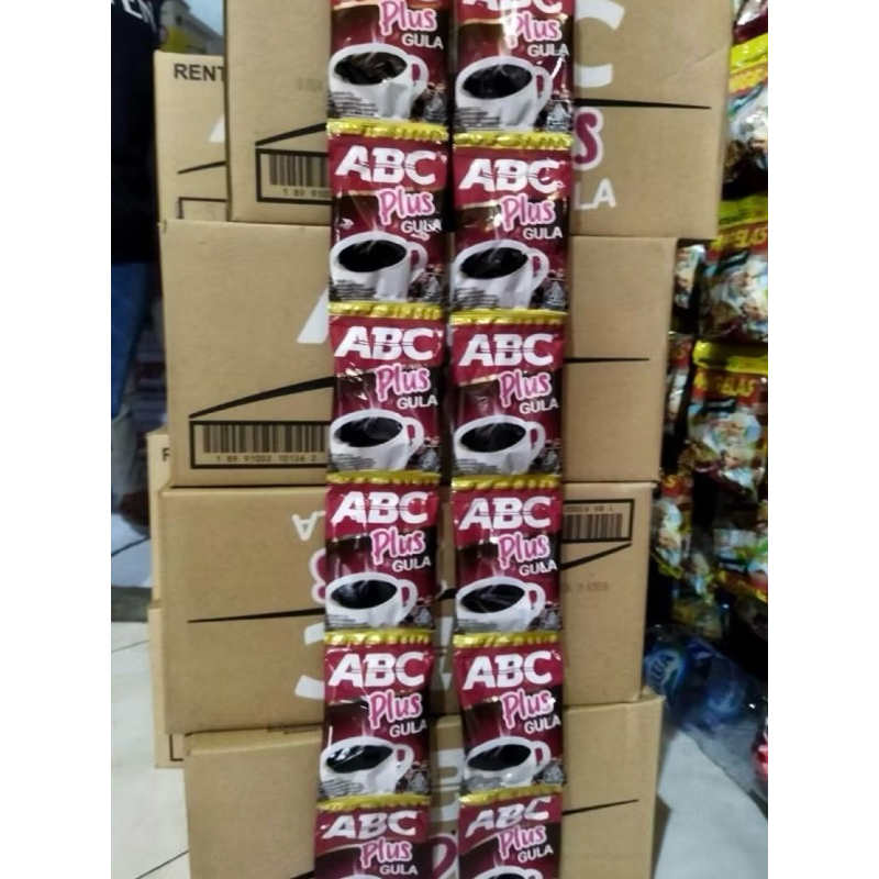 Jual Kopi ABC PLUS gula 18 Gram [ 1 Dus isi 120 Pcs ] | Shopee Indonesia