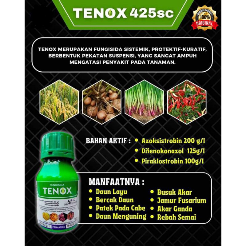 Jual TENOX FUNGISIDA SISTEMIK MENGATASI PENYAKIT PADA TANAMAN | Shopee ...