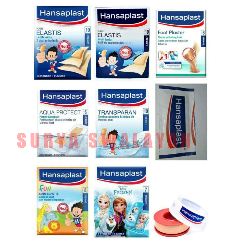 Jual Hansaplast Plaster isi 10 Lembar All Varian | Shopee Indonesia
