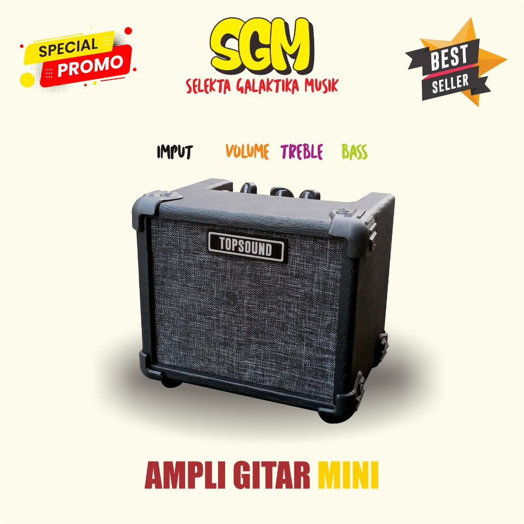 Jual AMPLI GITAR MINI 10 WATT SUARA MANTAB ISTIMEWA | Shopee Indonesia