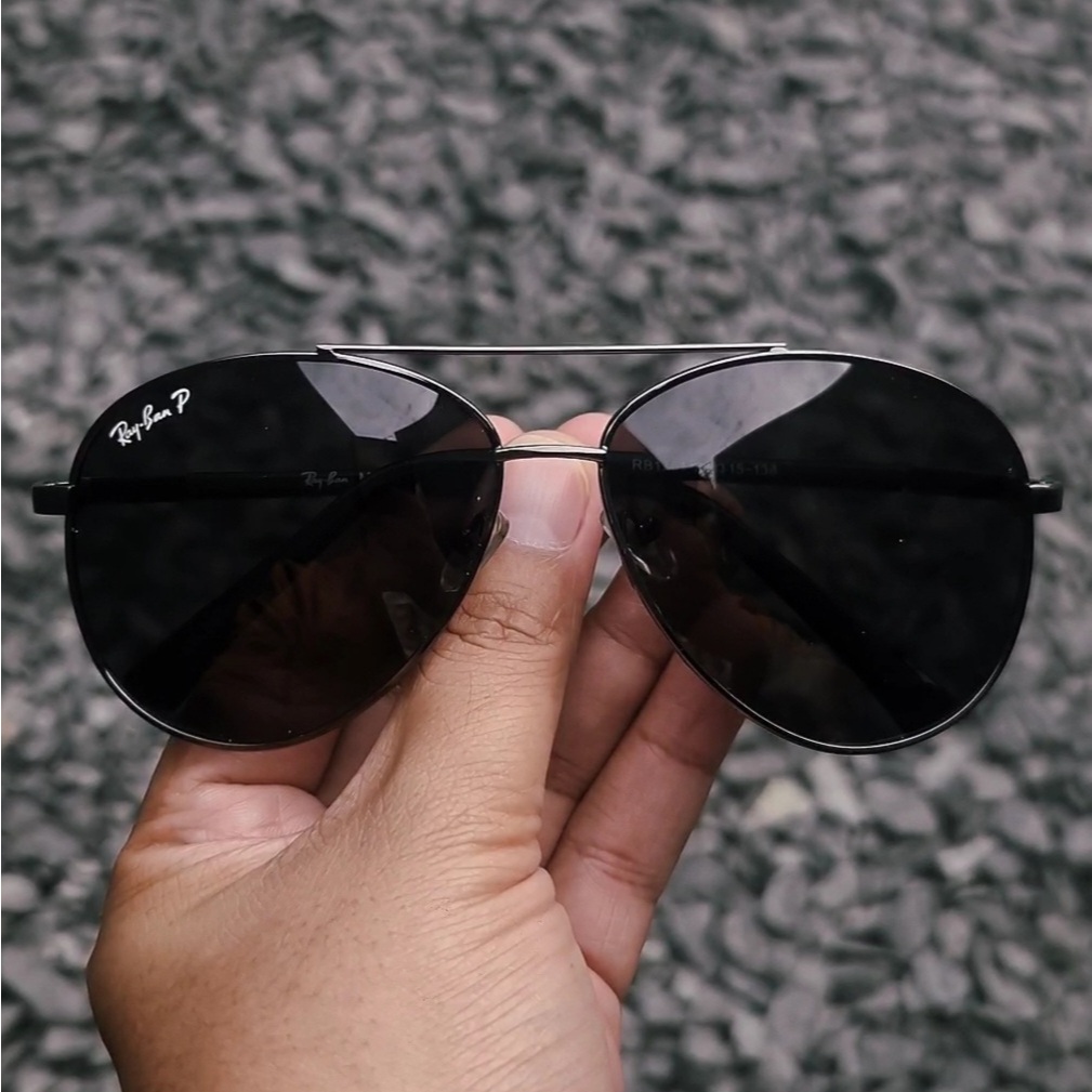 Jual Kacamata Hitam Polarized Pria Model Aviator Lensa Anti UV Adem FLSE Tidak Silau Bahan ...