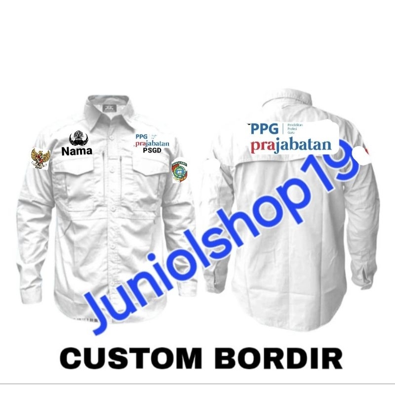 Jual KEMEJA TACTICAL PPG PENDIDIKAN PROFESI GURU/SERAGAM PPG PENDIDIKAN ...