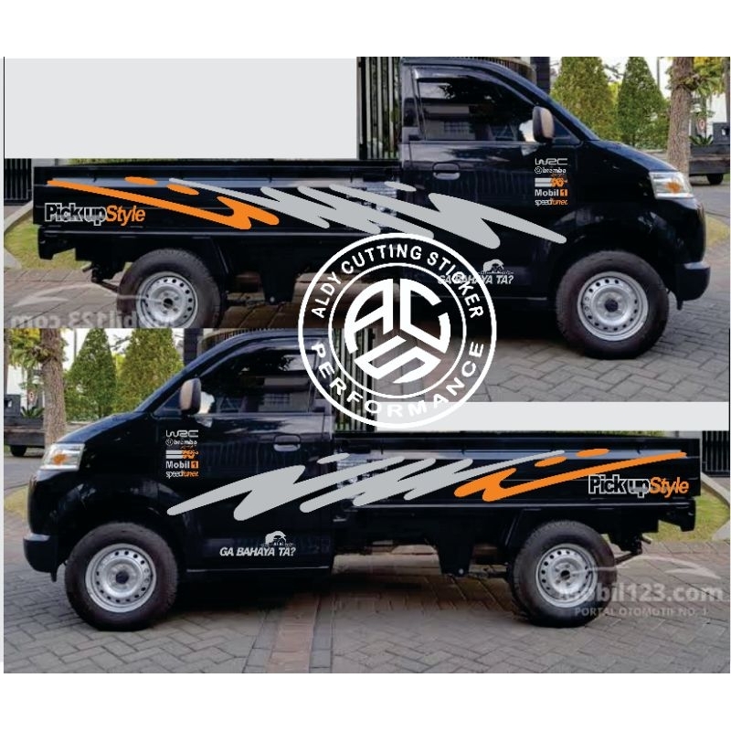 Jual STICKER STICKER CUTTING MOBIL PICK UP MEGA CARRY APV BISA GANTI ...