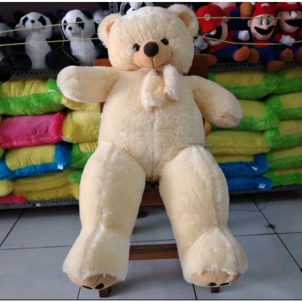 Jual BONEKA TEDDY BEAR 1 METER BAHAN RASFU LEMBUT ANTI RONTOK BONEKA ...