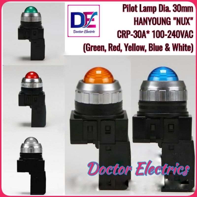 Jual HANYOUNG NUX PILOT LAMP 30MM CR-302-2 -> NEW TYPE : CRP-30AR CRP ...