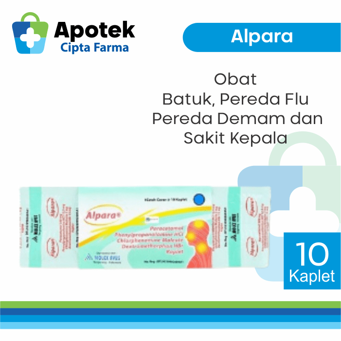 Jual Alpara Tablet Paracetamol Parasetamol Obat Batuk Anak Obat Batuk ...