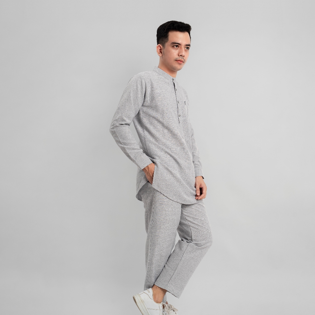 Jual KATSAE - HAZMY Baju Koko Pria Dewasa Kemeja Koko Pria One SET ...