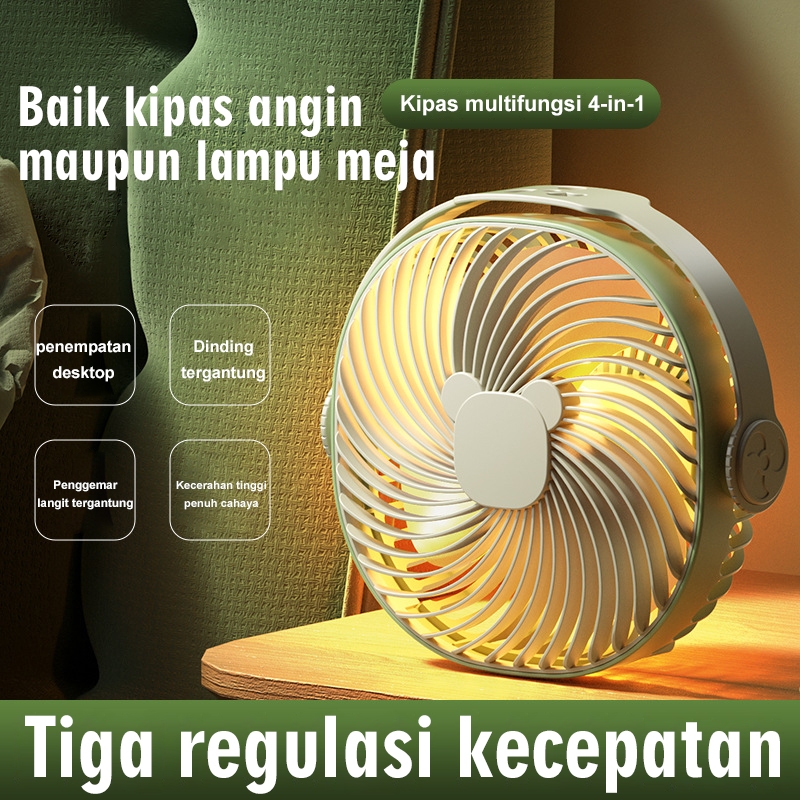 Jual GYT Kipas Angin Portable With Lampu LED Kipas Angin Mini | Shopee ...
