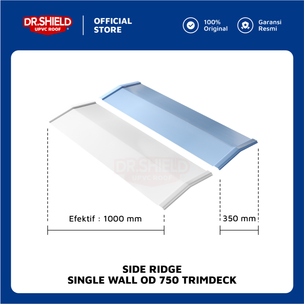 Jual DR.SHIELD - Side Ridge - SW OD 750 mm Trimdeck / SW OD 1000 ...
