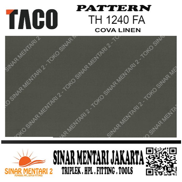 Jual TACO HPL PATTERN TH 1240 FA COVA LINEN | Shopee Indonesia