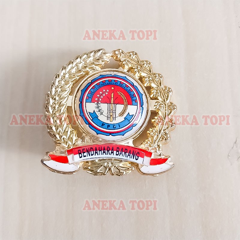 Jual Pin Bendahara Barang PPDI Pin Bros Logo PPDI Bendahara Barang ...