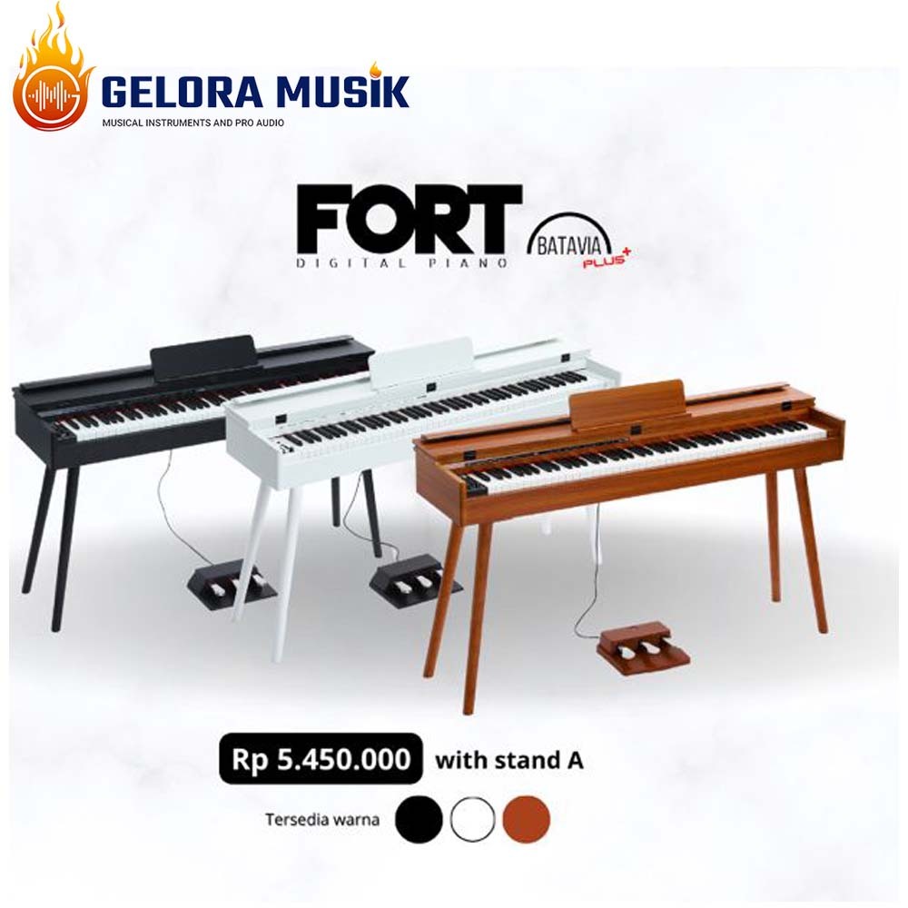 Jual Digital Piano Fort Batavia LE W/Stand A Pedal 3 | Shopee Indonesia