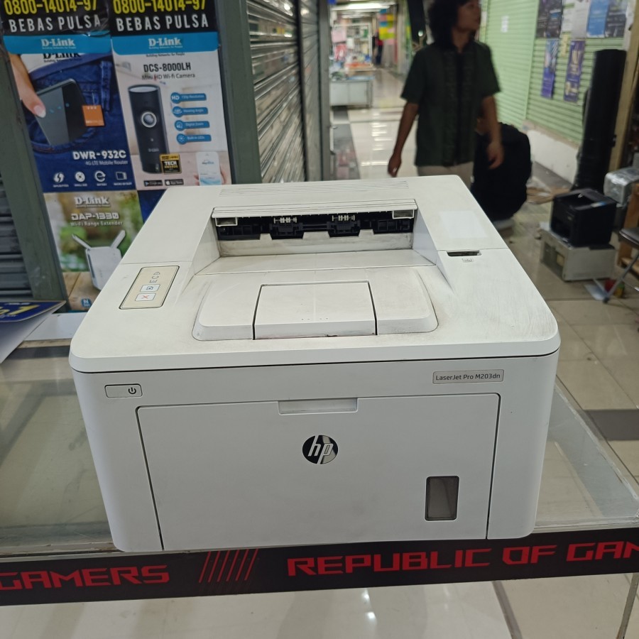 Jual Hp Laserjet M203dn Printer Laser Mono Body Mulus | Shopee Indonesia